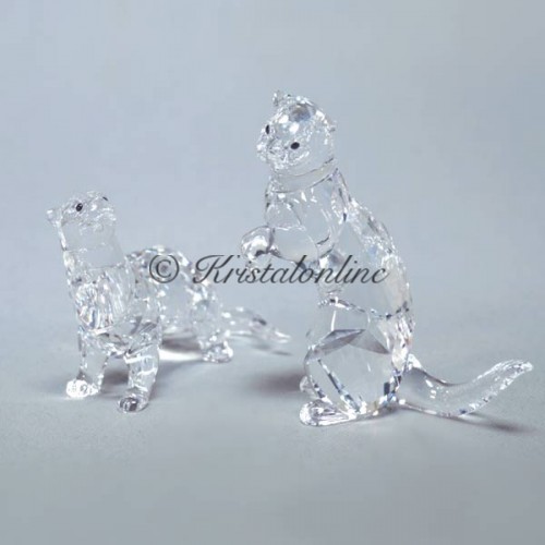 Swarovski Silver Crystal Otters 5385060